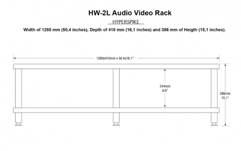 SolidSteel Hyperspike HW Rack | High-end racks Vancouver | Sound Elite