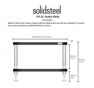 SolidSteel Hyperspike HY-L Rack | High-end racks Vancouver | Sound Elite